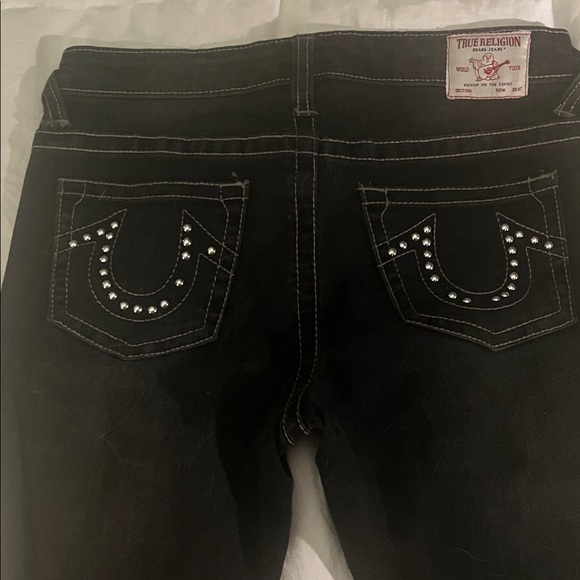 True Religion | Jeans | True Religion Black Skinny Jeans With Studded ...